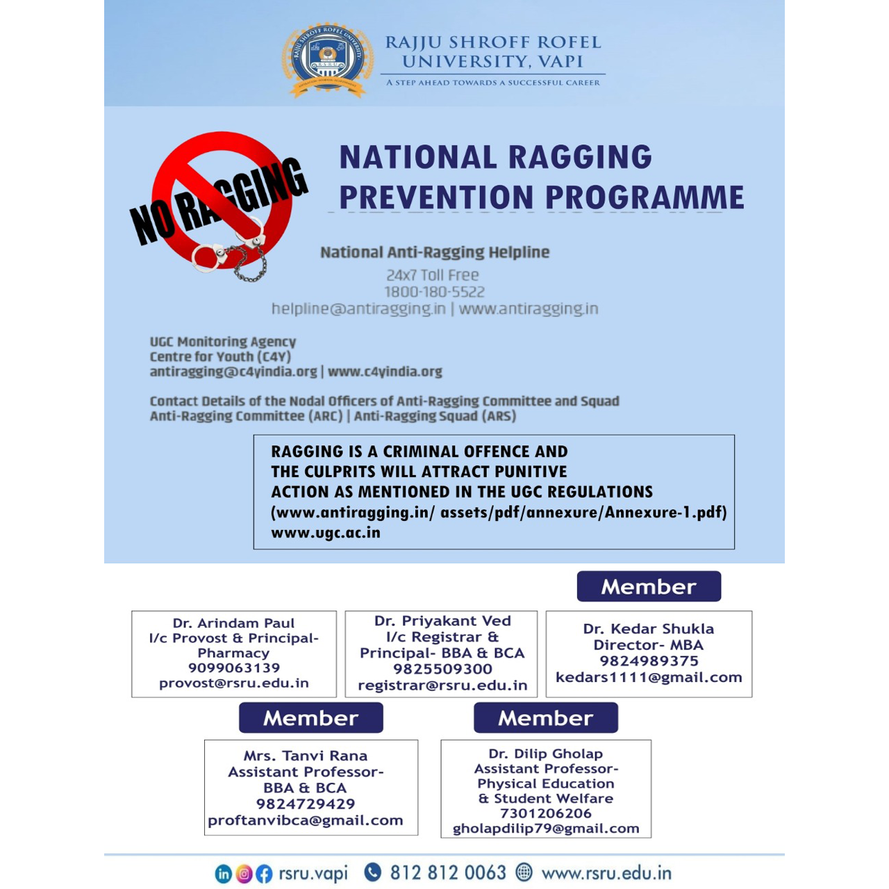 Rajju Shroff Rofel University, Vapi