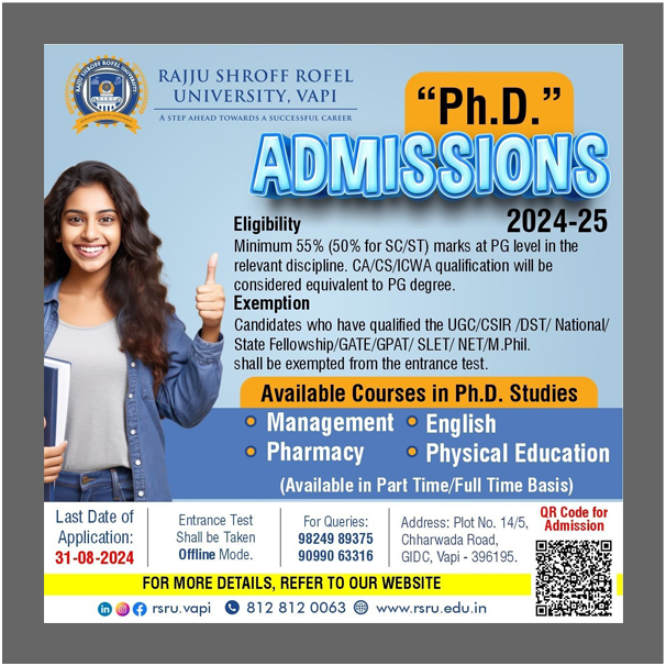 Rajju Shroff Rofel University, Vapi